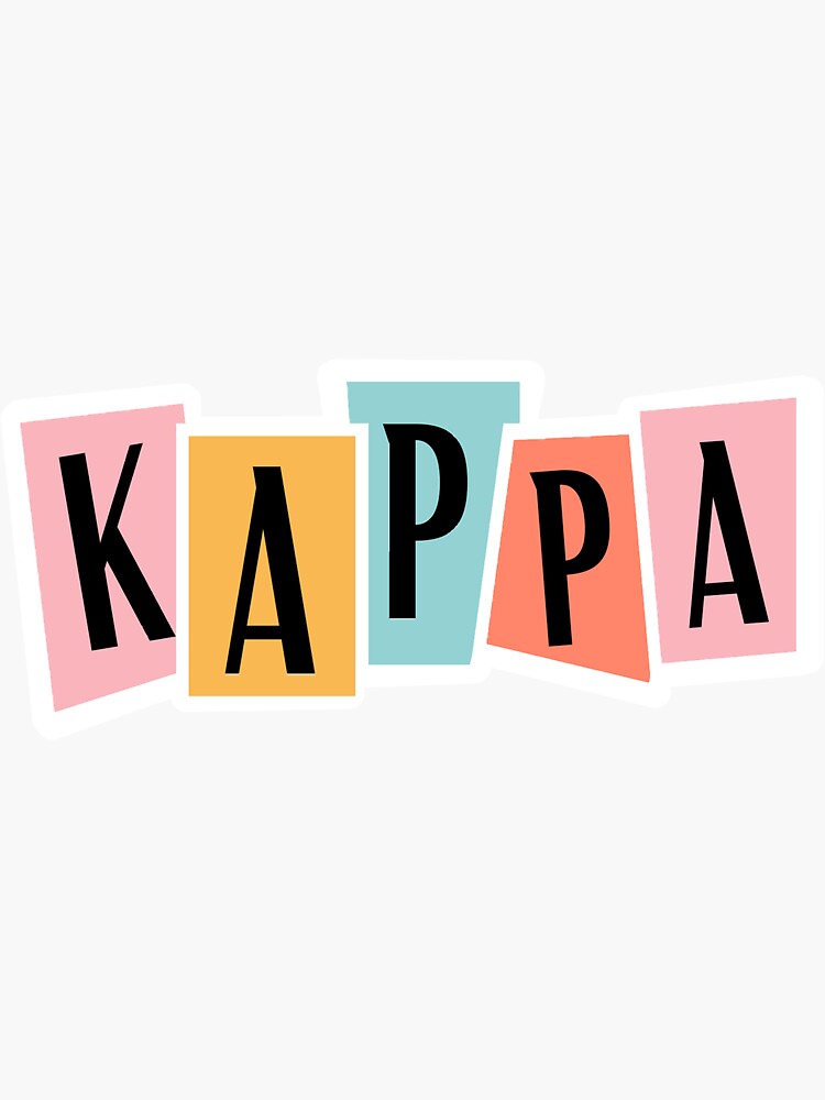 "KAPPA KAPPA GAMMA GRAPHIC" Sticker by lynseyowen0 | Redbubble