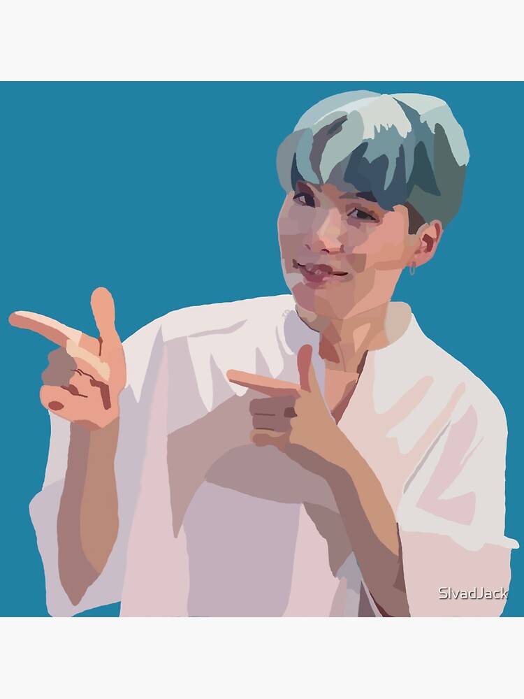 "min yoongi bts" Sticker by SlvadJack | Redbubble