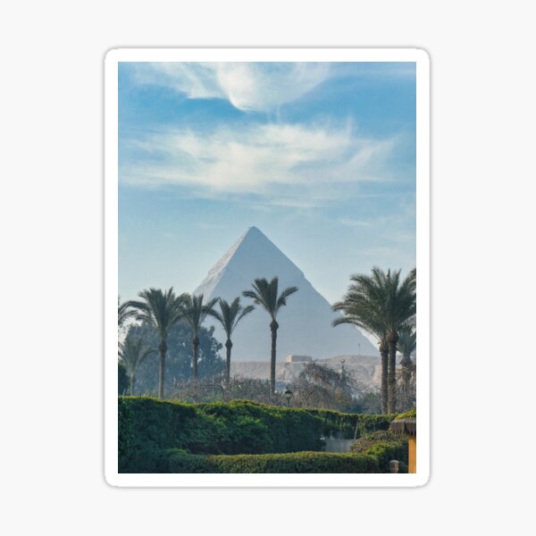 "The pyramid in Cairo" Sticker for Sale by gabriellaksz | Redbubble