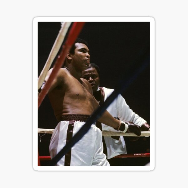 "Muhammad Ali " Sticker by nikola2708 | Redbubble