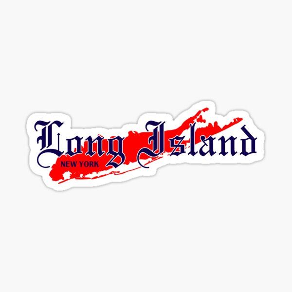 "LONG ISLAND NY" Sticker for Sale by hometowndesign | Redbubble