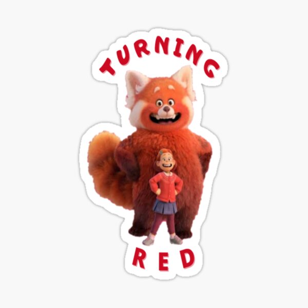 "Turning Red" Sticker by Depper | Redbubble