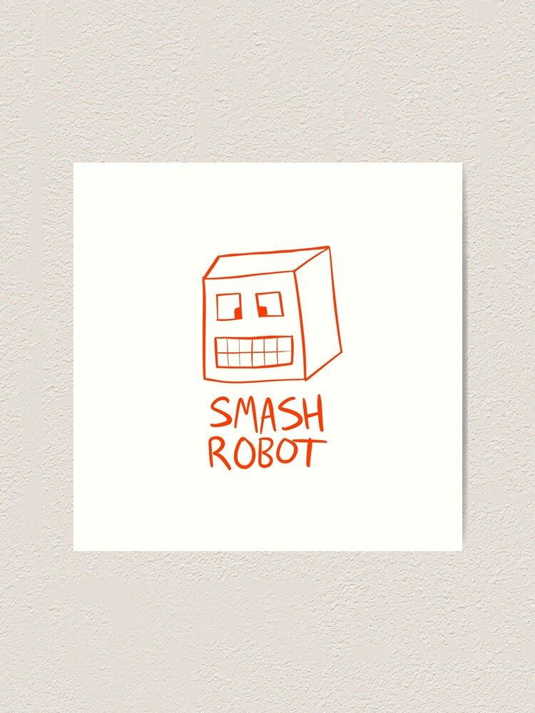 "SMASH ROBOT LOGO" Art Print for Sale by SMASH-ROBOT | Redbubble