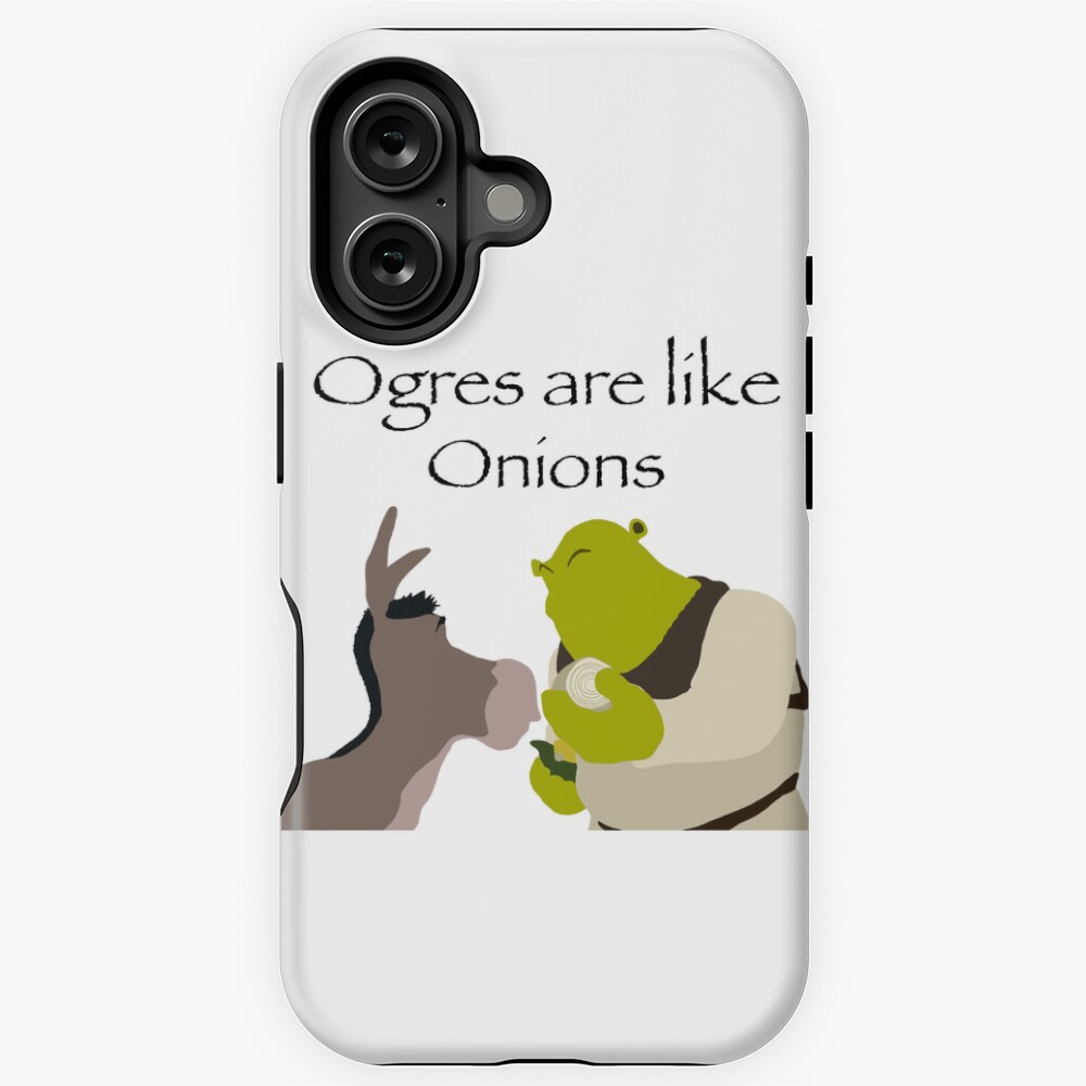 "Ogres are like Onions - Shrek" Sticker for Sale by kargashah | Redbubble