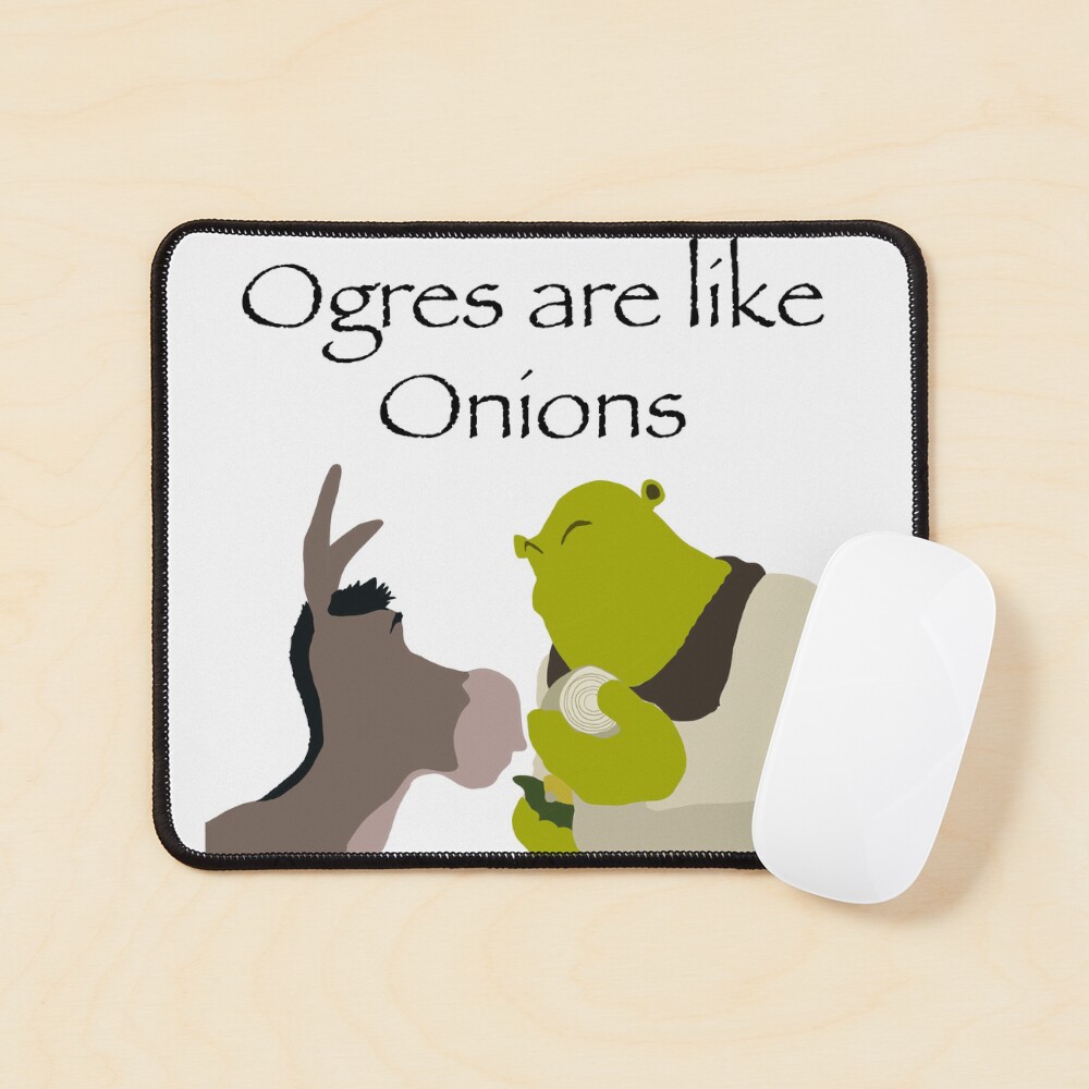 "Ogres are like Onions - Shrek" Sticker for Sale by kargashah | Redbubble