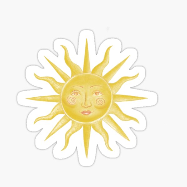 "Boho Sun" Sticker for Sale by nat-byers | Redbubble