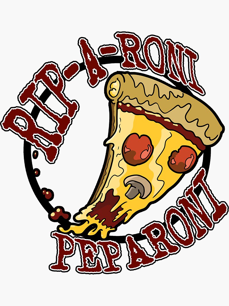 "Rip-a-Roni Peparoni" Sticker by OccultProducts | Redbubble
