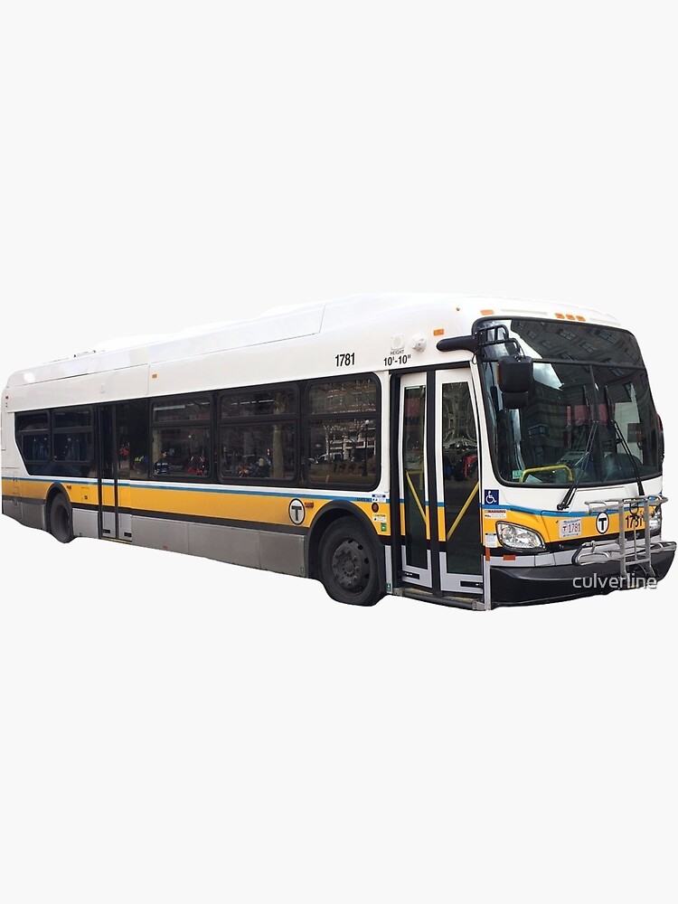 "MBTA XDE40" Sticker for Sale by culverline | Redbubble