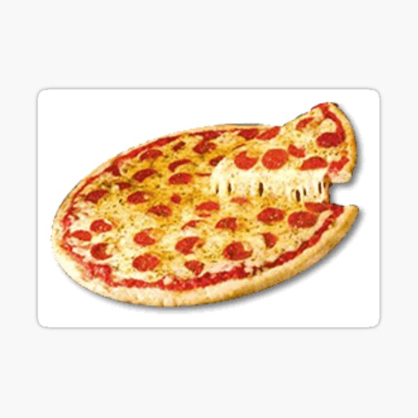 "Pepperoni Pizza" Sticker for Sale by meganbxiley | Redbubble