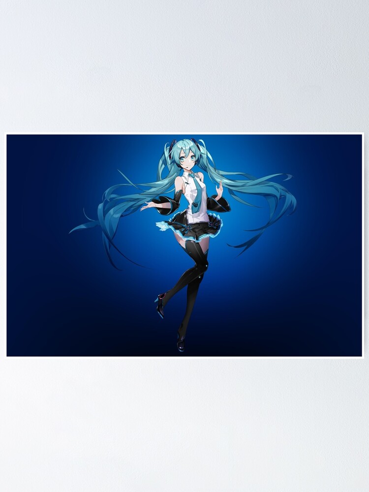 "Hatsune Miku" Poster by KitaKittyGates | Redbubble