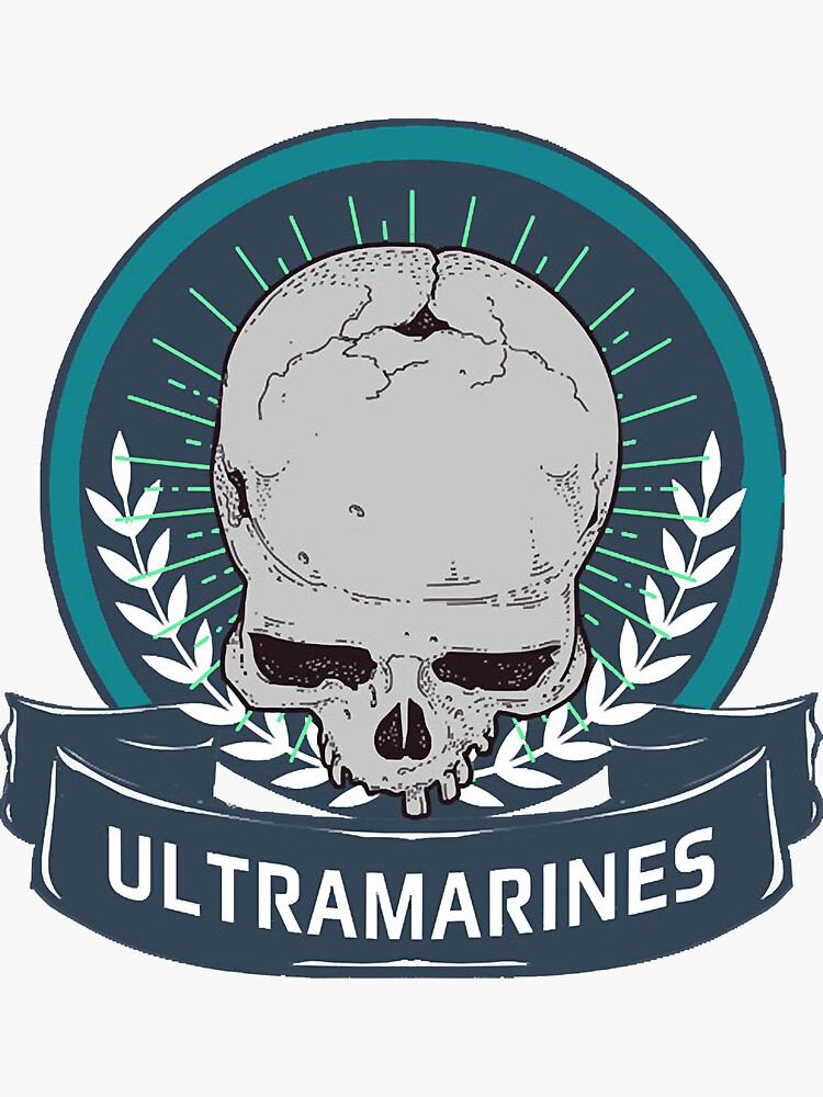 "ULTRAMARINES " Sticker for Sale by hinh66848 | Redbubble