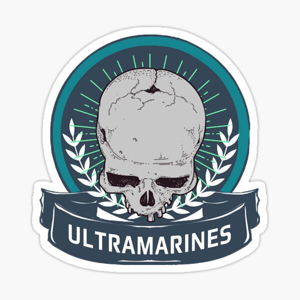 "ULTRAMARINES " Sticker for Sale by hinh66848 | Redbubble