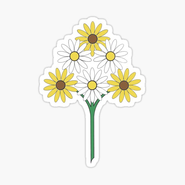 Pegatina « Ramo de Flores... Coloreado por GrandpaH» de GrandpaH ...