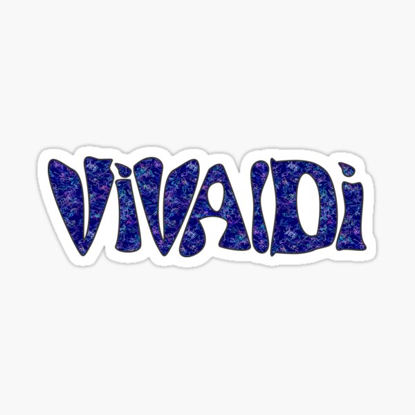 "Antonio Vivaldi" Sticker for Sale by helenacooper | Redbubble