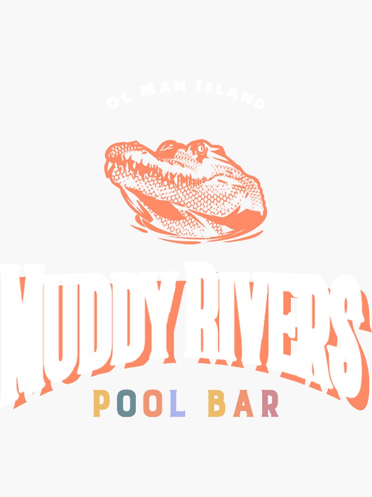Pegatina «Muddy RIvers Pool Bar Port Orleans Riverside Resort Camiseta ...