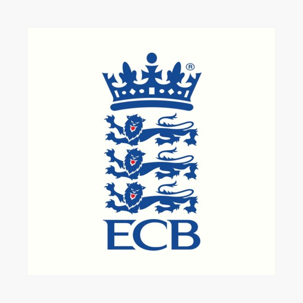 " England cricket board cricket sticker" Art Print for Sale by Elitefly ...