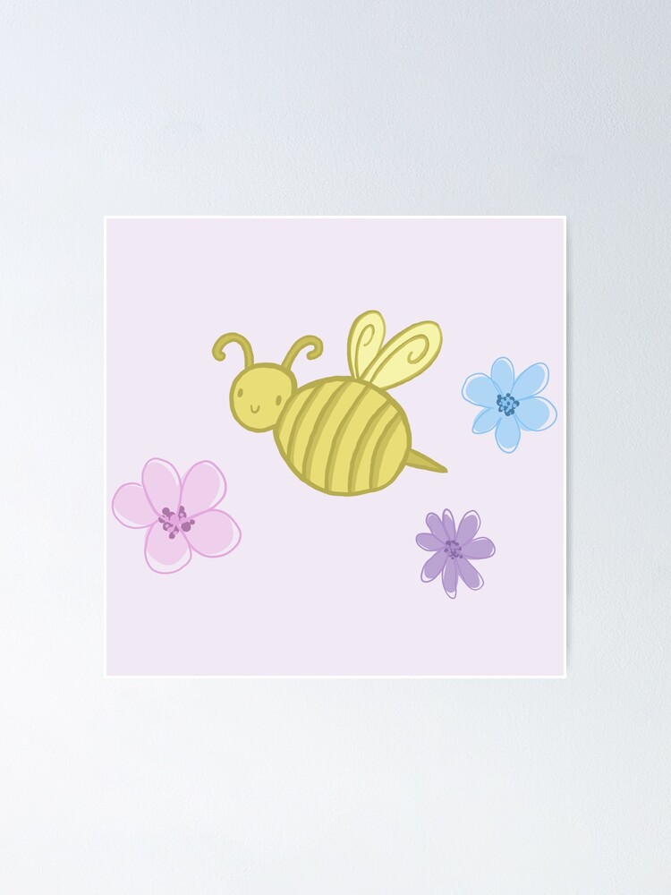 "Cute Spring Bee " Poster by KS-Designs- | Redbubble