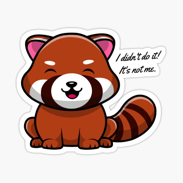 "Adorable puppy designs - I didn't do it! It's not me." Sticker by ...