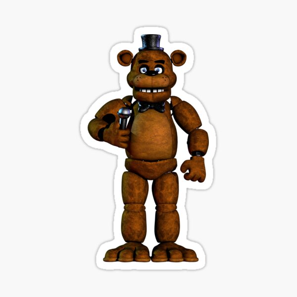 "Freddy Fazbear" Sticker by NoJohns69 | Redbubble