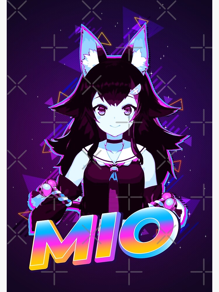 "Ookami Mio | Hololive Vtuber" Photographic Print by PurpleStudio6 ...