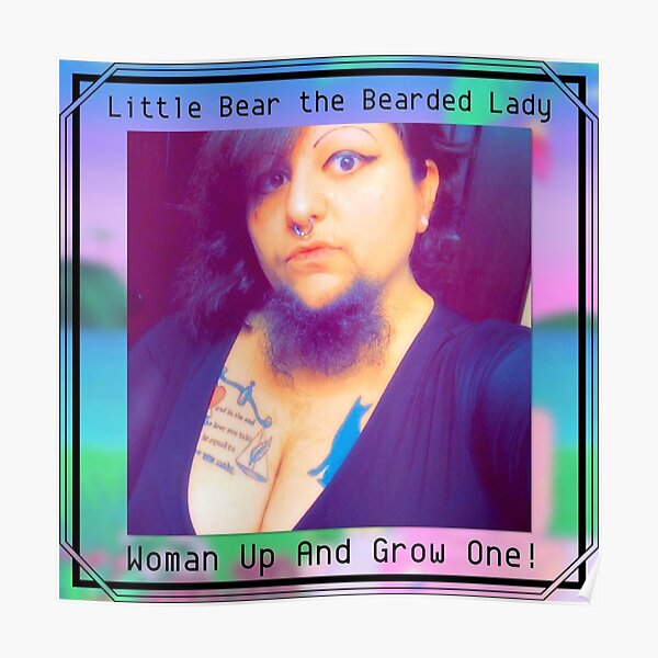 Bearded Lady Posters | Redbubble