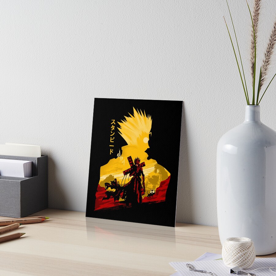 "TRIGUN - VASH THE STAMPEDE " Art Board Print by HungLillard | Redbubble