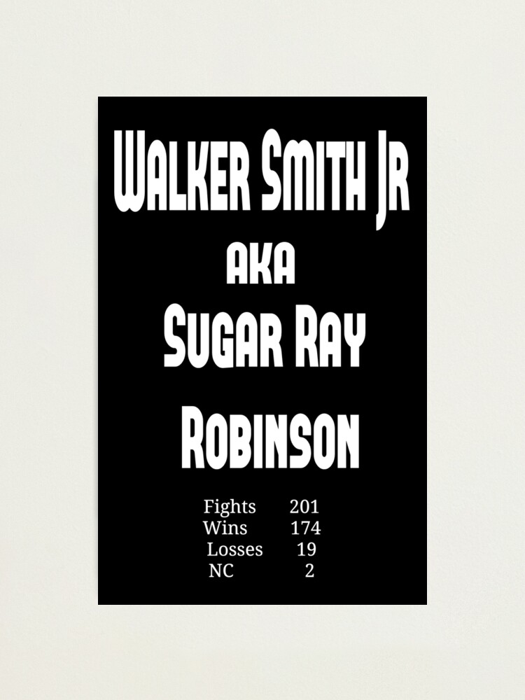 Lámina fotográfica «Walker Smith Jr, también conocido como Sugar Ray ...