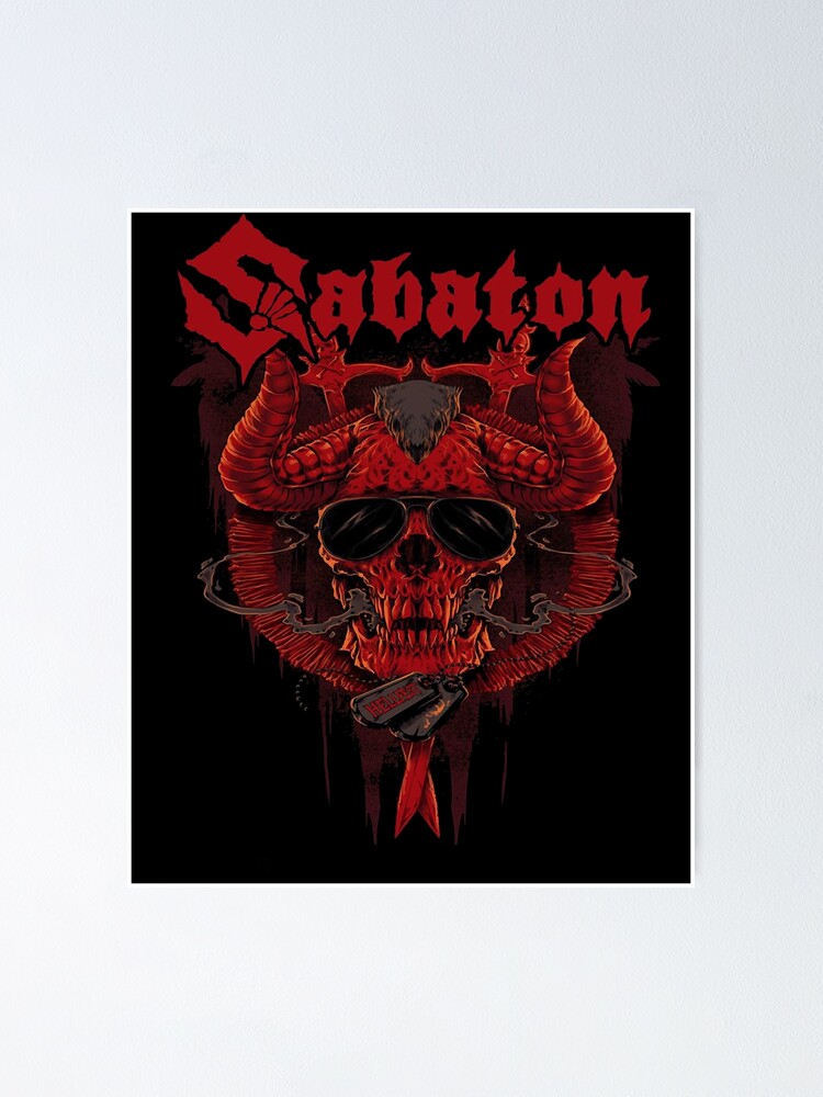 "Gifts Idea Perfect Disegns New Sabaton Band Gift For Birthday" Poster ...