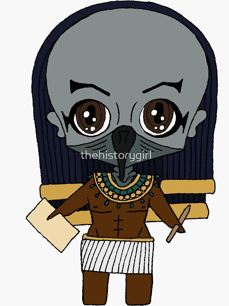 "Thoth" Sticker by thehistorygirl | Redbubble
