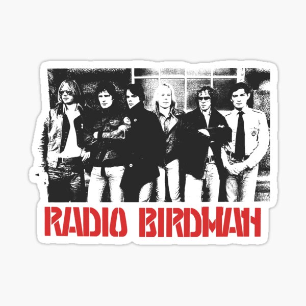 "RADIO BIRDMAN" Sticker by arnisersinta | Redbubble