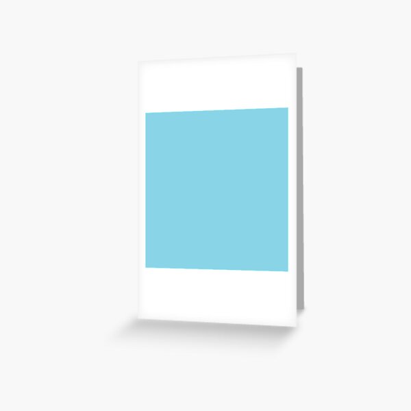 "Pastel Blue / Winter Wizard Solid Color" Greeting Card for Sale by ...