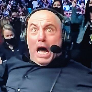 "Joe Rogan UFC commentary reaction" Sticker for Sale by vibezy | Redbubble