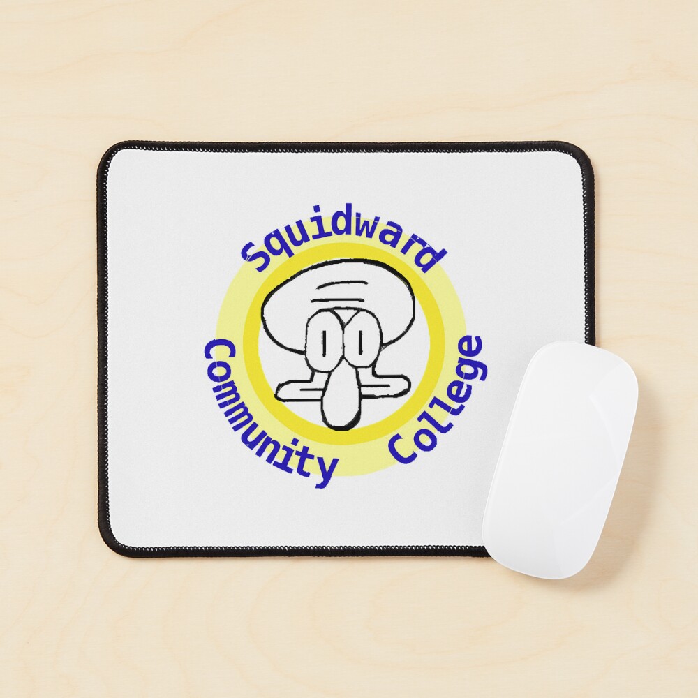 "Squidward Community College " Sticker for Sale by ngotrieuvi760 ...