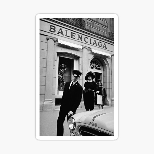 "A Look At Balenciaga's Most Iconic Moments" Sticker for Sale by ...