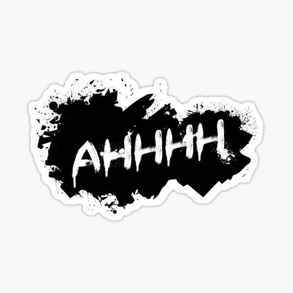 "Scream" Sticker by amandartwork | Redbubble