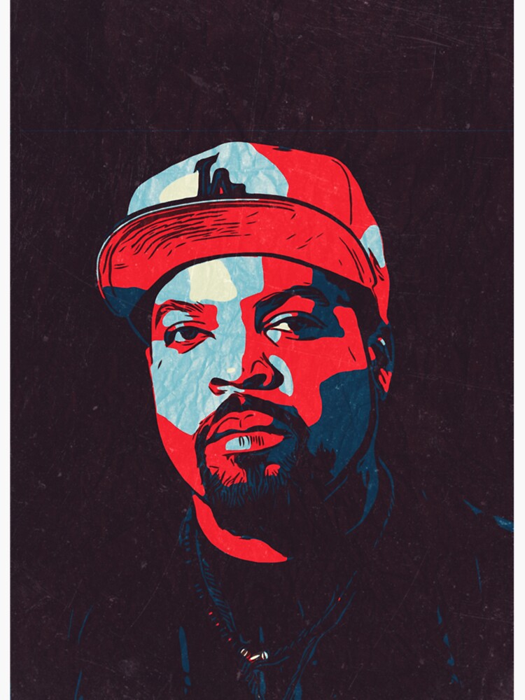 "Ice Cube" Sticker by carmenlweayesha | Redbubble