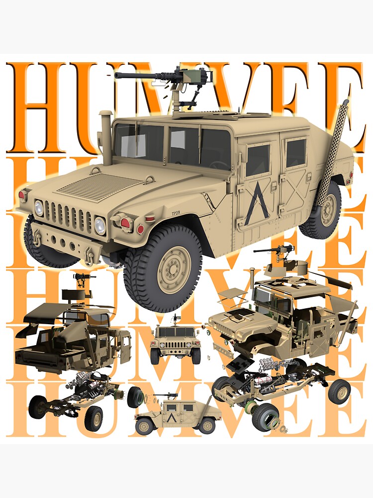 "The Humvee, the workhorse of the American army" Sticker by ...