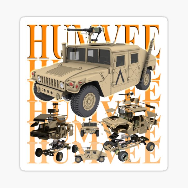"The Humvee, the workhorse of the American army" Sticker by ...