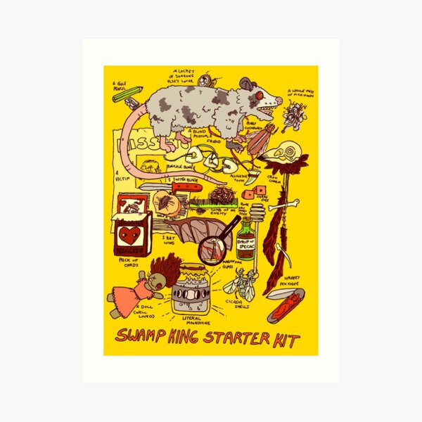"swamp king starter kit" Art Print by chriseglantine | Redbubble