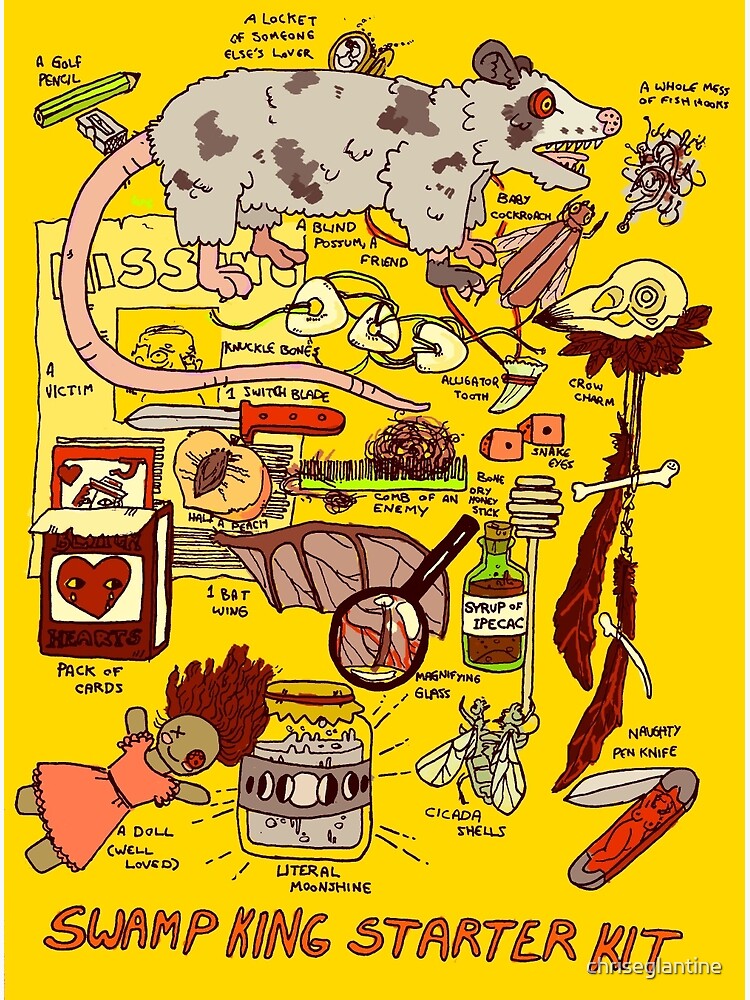 "swamp king starter kit" Art Print by chriseglantine | Redbubble