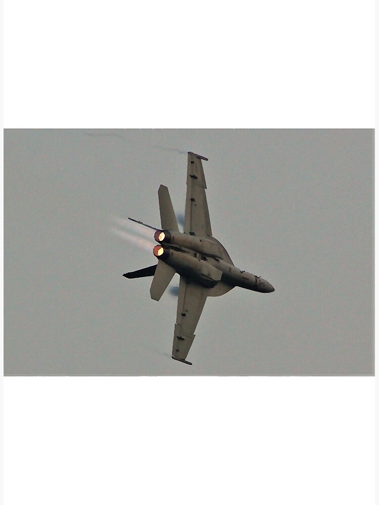 "FA-18 Super Hornet Afterburner Dusk " Poster by d6q648CE | Redbubble