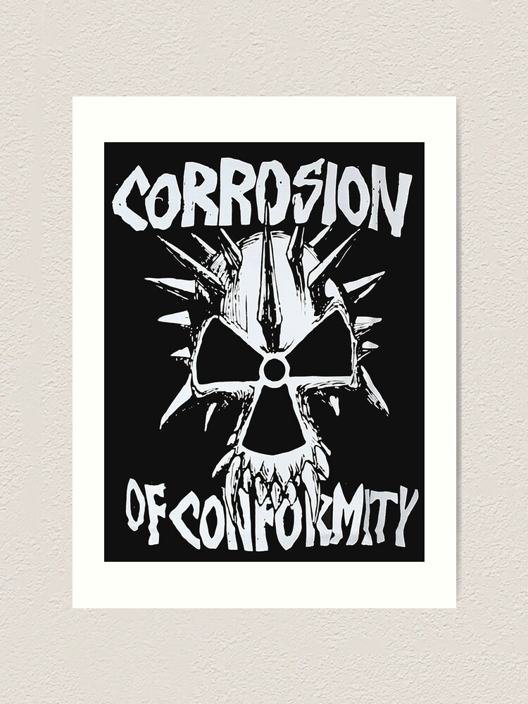 "corrosion of conformity-LOGO" Art Print for Sale by gmettrick8 | Redbubble