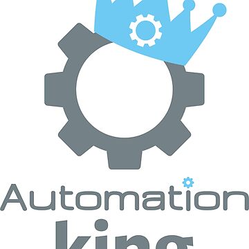 "Automation King" Sticker for Sale by automationart | Redbubble