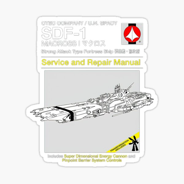 "Robotech" Sticker by reyvelert | Redbubble