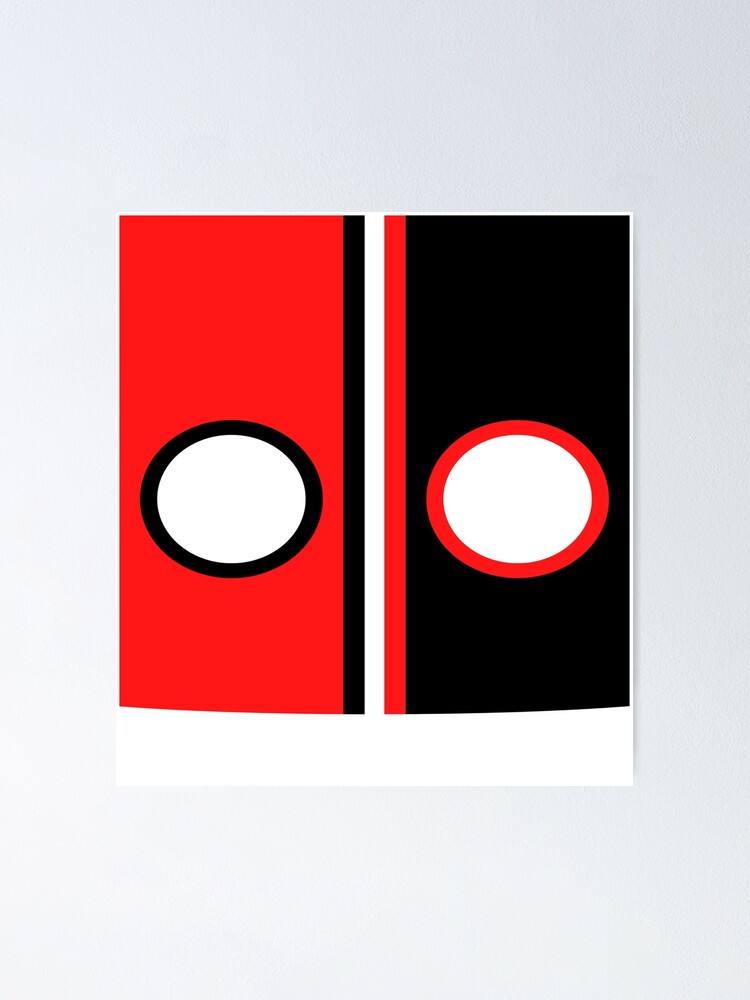 "Sixties Mod Red Black And White | Beautiful Art Work Attractive ...