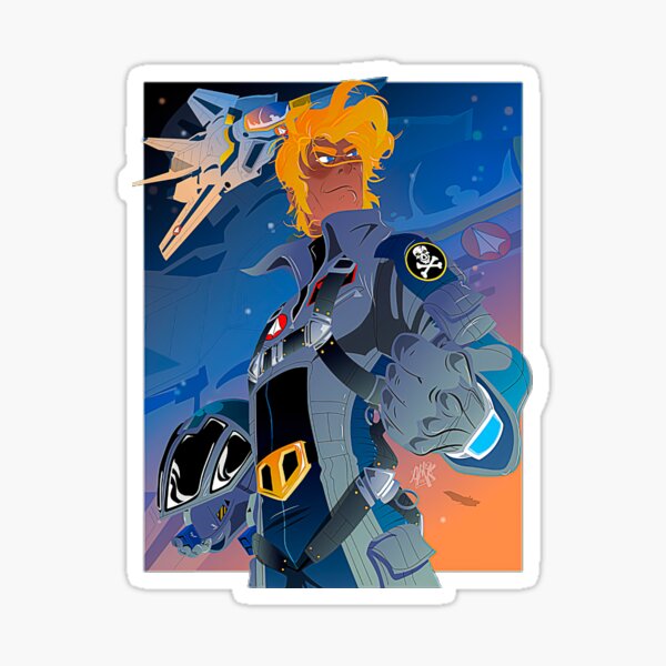 "Robotech" Sticker for Sale by reyvelert | Redbubble