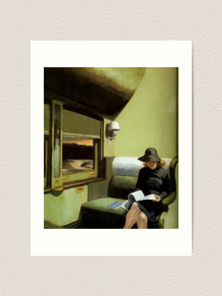 "Edward Hopper automat" Art Print by mouhcinena | Redbubble