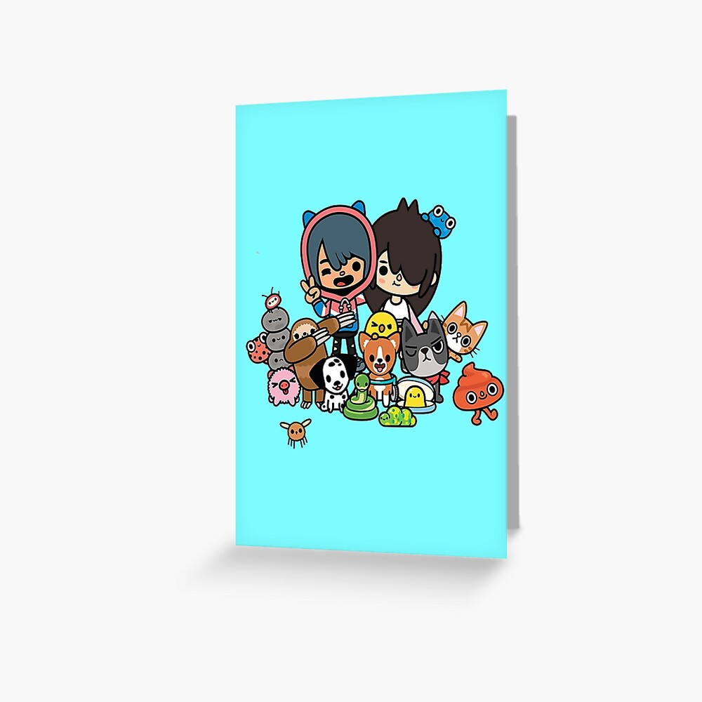 "Toca Boca world characters" Greeting Card by 90sStore | Redbubble
