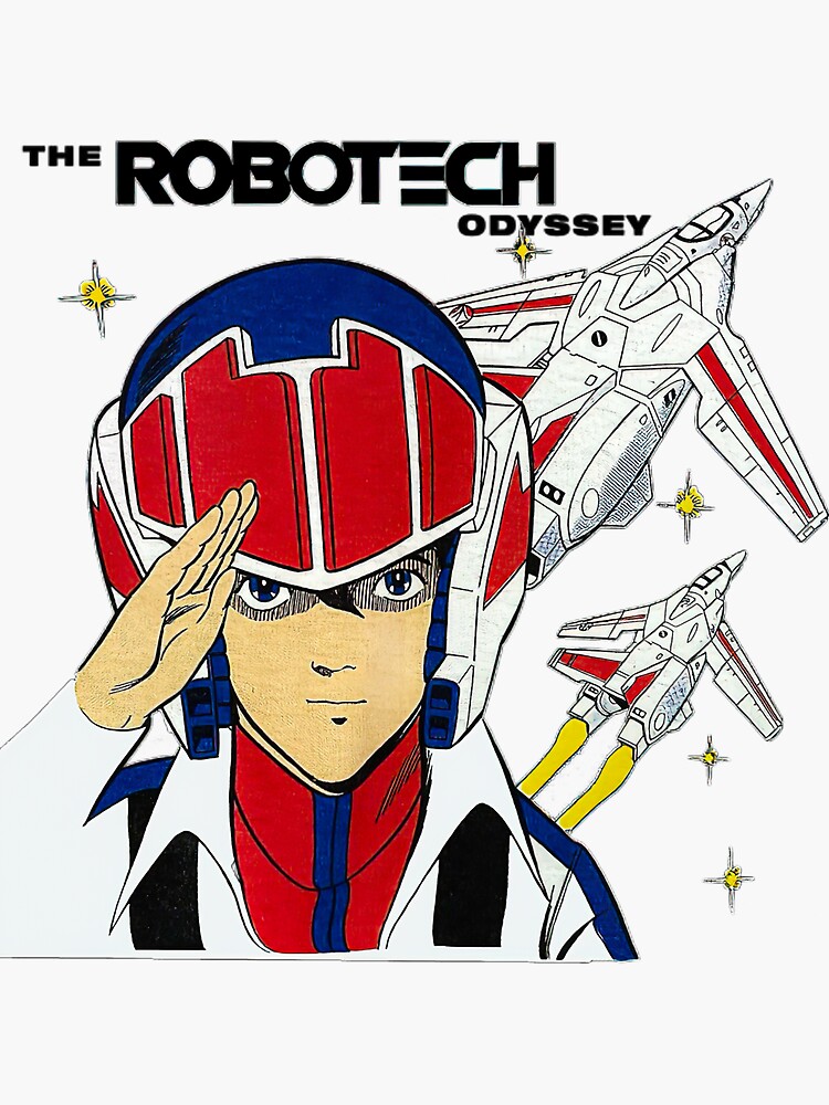 "Robotech" Sticker for Sale by reyvelert | Redbubble