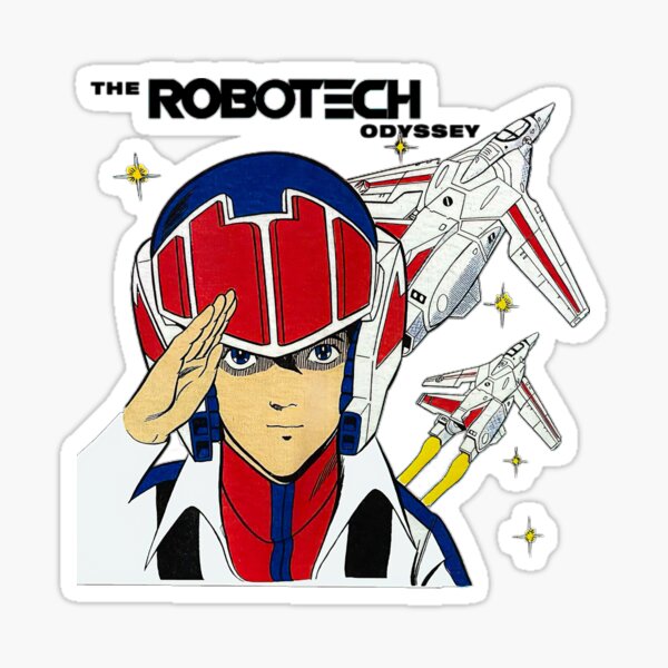"Robotech" Sticker for Sale by reyvelert | Redbubble